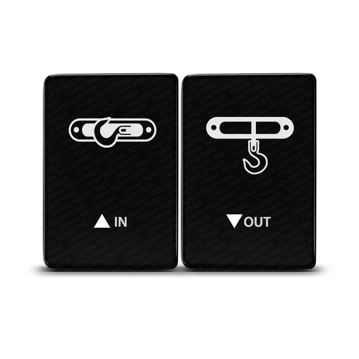 Momentary Small Push Switch for Toyota – IN-OUT Symbol – The Switch Masters